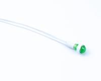 China 10mm 110V Neon Indicator Lamp A-19 Green Pilot Light 0.3 W for sale