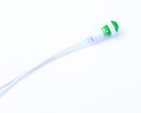 China 10mm 110V Neon Indicator Lamp A-19 Green Pilot Light 0.3 W for sale