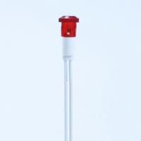 China Red Color A-24 LED Diode 24VDC Pilot Light Indicator 0.3W Power for sale