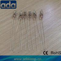 China 4mm Neon Indicator Lamp Yellow CE Low Voltage Neon Bulb for sale