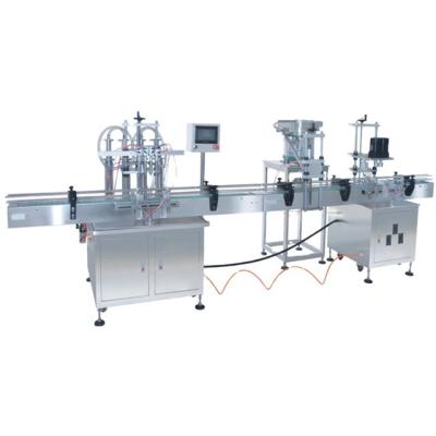 China 4/ 6 Heads Automatic Bottle Liquid Filling Capping And Labeling Machine 3000BPH Capacity for sale