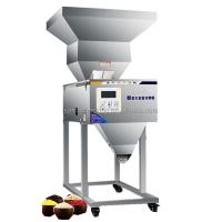 China 3000g Large Funnel Tea Weighing Machine , Grain Seed powder weigh filling machine for sale
