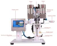 China Semi Automatic table top bottle capper For Beverage Food Plastic Glass Bottle for sale