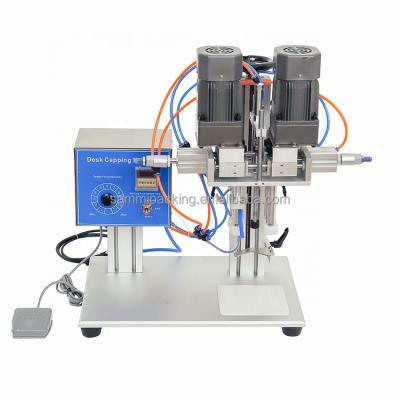 China Tabletop Semi Automatic Bottle Capping Machine For Pump Dropper Cap for sale