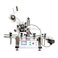 China Flat Surface Bottle Packaging Labeling Machine , Tabletop Automatic Sticker Machine for sale