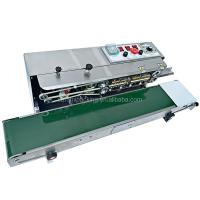 China Continuous Band Vertical Sealing Machine With Solid Ink Roll Wheel FRD-1000 for sale