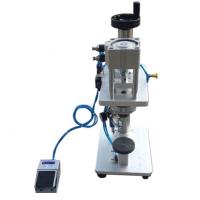 China Pneumatic Automatic Perfume Bottle Crimping Machine For Metal Cap Press for sale