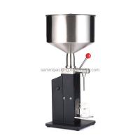 China Manual A03 Honey Cream Cosmetic Paste Lotion Oil Sausage Lip Gloss Liquid Filling Machine for sale