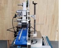 China Automatic Desktop Flat Surface Box Bottle Cap Self Adhesive Sticker Labeling Machine Applicator for sale