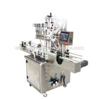China Beverage Liquid Filling Packaging Machine , Automatic Liquid Bottle Filler 4 Nozzles for sale
