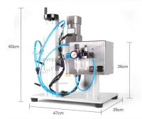 China Tabletop Semi Automatic Bottle Capping Machine Pneumatic Driven for sale