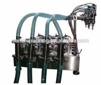 China 4 Heads Pneumatic Driven Liquid Filling Machine For Beverage,Oil,Shampoo,Alcohol,Perfume for sale