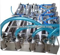 China 4 Heads Pneumatic Driven Liquid Filling Machine For Beverage,Oil,Shampoo,Alcohol,Perfume for sale