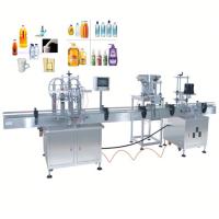 China Liquid Bottle Filling Capping and Automatic Labeling Machine for sale