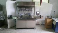 China Automatic Liquid Filling Packaging Machine 4 Heads Straight Line for sale