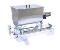 China Sauce Bean Paste Liquid Paste Filling Machine With Mixer U Type Hopper for sale