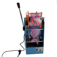 China WY-802D Semi Automatic Cup Sealing Machine For Juice Bubble Tea for sale