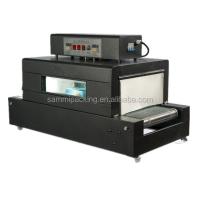 China PVC POF Film Heat Tunnel shrink wrapping machine For Books Cartons Bottles for sale