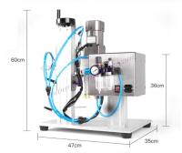 China Tabletop Semi Automatic Bottle Capping Machine For Spray Nozzle Cap for sale