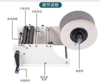 China Multipurpose Manual Sticker Labeling Machine For Round Bottle for sale