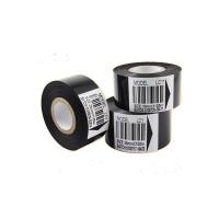 China Black Plastic Hot Foil Ribbon 25mm 30mm 35mm For Expiry Date Printer for sale