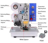 China Small Hot Stamp Date Coding Equipment Manual For Plastic Bags for sale