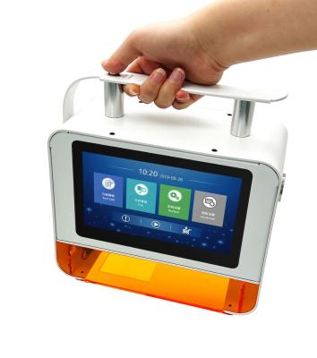 China 220V 50HZ Handheld Laser Marking Machine For Expiry Date Batch Code QR Code for sale
