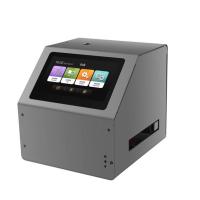 China Smart Static Desktop Bottle Batch Coding Machine With Touch Screen for sale