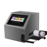 China Smart Static Desktop Bottle Batch Coding Machine With Touch Screen for sale