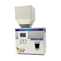China Tea Grain Coffee Powder Weigh Filling Machine Semi Automatic for sale