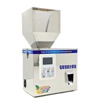China Tea Grain Coffee Powder Weigh Filling Machine Semi Automatic for sale