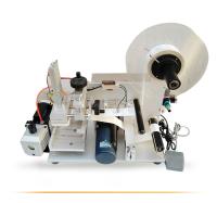 China Square Flat Surface Tabletop Bottle Labeling Machine For Pouch Carton Box for sale