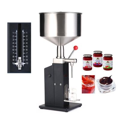 China A-03 Semi Automatic Manual Paste Small Dose Filling Machine / Filler For Cream & Shampoo & Cosmetics for sale