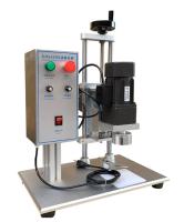 China Small Semi Automatic Bottle Capping Machine For Water Bottle Glass Jar for sale