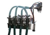 China Piston Pneumatic Liquid Filling Packaging Machine Semi Automatic Anti Drip With 4 Heads for sale