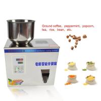 China Semi Automatic Tea Weighing Machine For Powder Seeds Grain Filling for sale