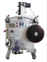 China Semi Automatic Vertical Round Bottle Labeler With Date Coding Function for sale