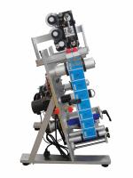 China Semi Automatic Vertical Round Bottle Labeler With Date Coding Function for sale