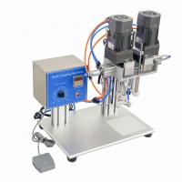 China Desktop Twist off Spray Trigger Pump Dropper Plastic Screw Lid Capping Machine for sale