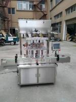 China Automatic Cream Paste Liquid Filling Production Line With Capping Machine Labeling Machine for sale