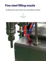 China Wood Packaging Semi Automatic Liquid Dosing Filling Machine With User Friendly Design for sale