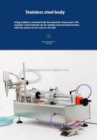 China Wood Packaging Semi Automatic Liquid Dosing Filling Machine With User Friendly Design for sale