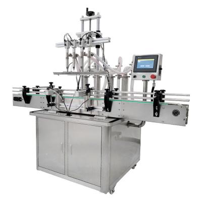 China Fully Automatic Bottle Liquid Filling Line With Capping And Labeling for sale