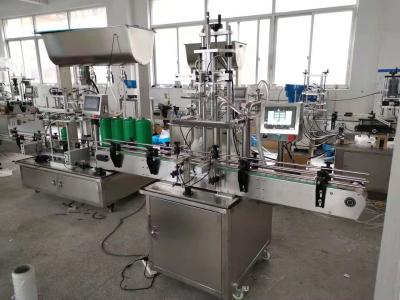 China Automatic Bottle Filling Capping And Labeling Machine for sale