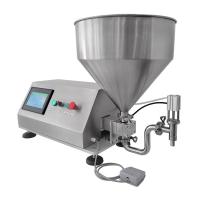China Semi Automatic Rotary Servo Lobe Rotor Gear Pump Piston Thick Oil Cream Paste Filling Machine Dispenser For Thick Liquids for sale