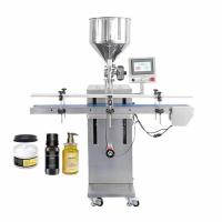 China Automatic Cosmetic Cream Servo Motor BB Cream Cushion Compact Makeup Cosmetic Cream Filling Dosing Machine for sale