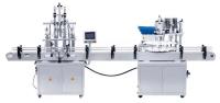 China Inline 4 Nozzles Liquid Filling Machine Automatic Overflow Liquid Bottle Filler For Beverage Juice for sale