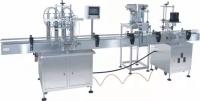China Inline 4 Nozzles Liquid Filling Machine Automatic Overflow Liquid Bottle Filler For Beverage Juice for sale
