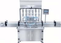 China Inline 4 Nozzles Liquid Filling Machine Automatic Overflow Liquid Bottle Filler For Beverage Juice for sale