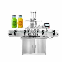 China Automatic Production Machine Bottle Liquid Filling Capping Labeling Line Stainless Steel Oil Filler Machine Lip Oil Milk Carton for sale